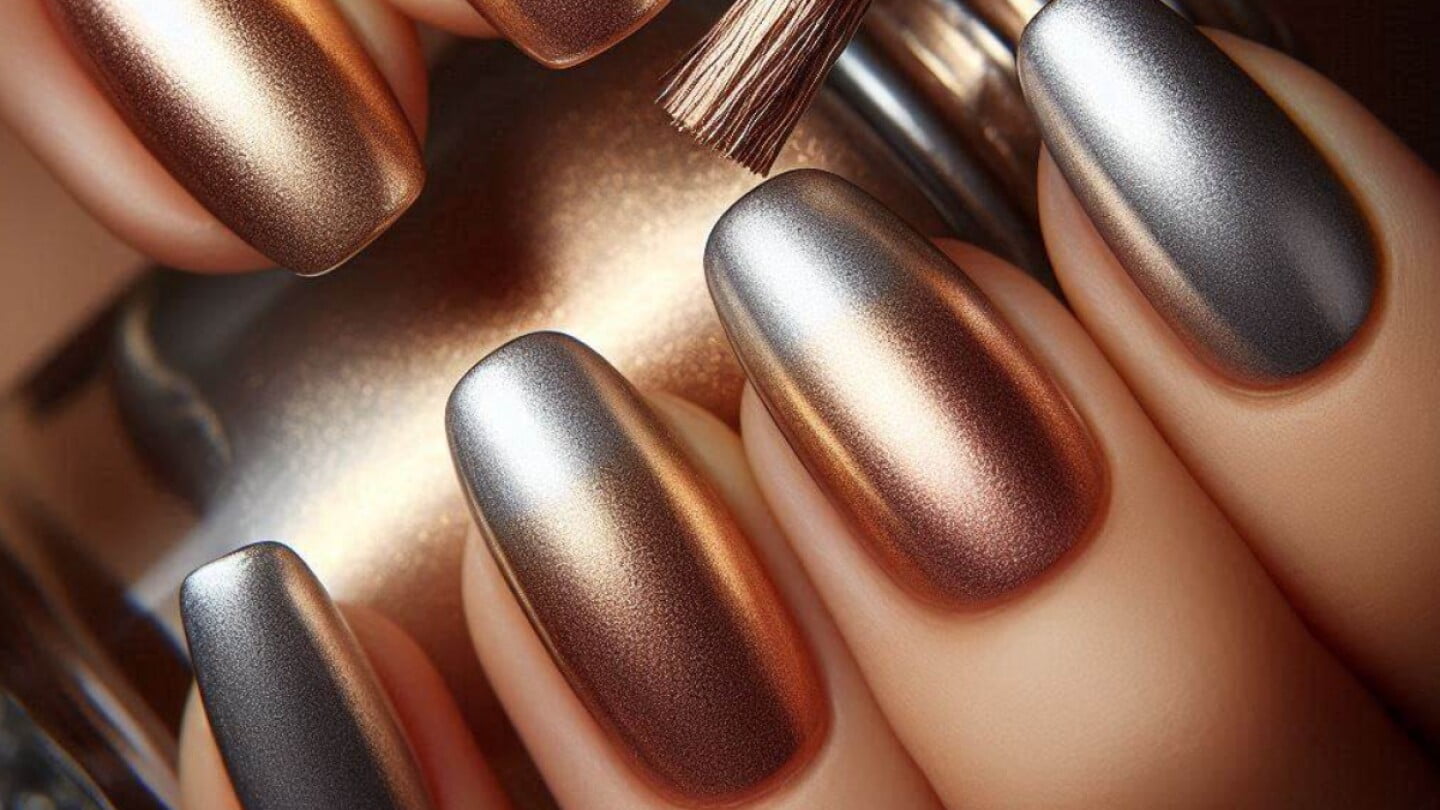 Manicura Francesa Cromada y Metálica: La Tendencia de Otoño 2024 que No ...